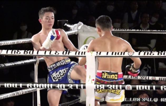 【BOM】朝陽、凱旋試合でムエタイ強豪を’’悶絶’’ボディ葬！圧巻の初回KO勝利 - eFight【イーファイト】格闘技情報を毎日配信！