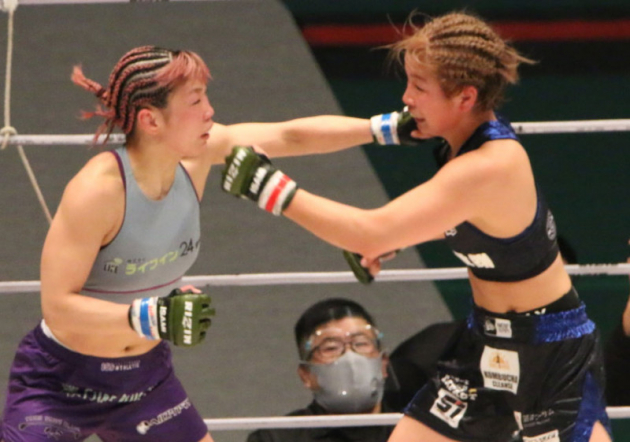 【RIZIN】浅倉カンナが涙の連敗脱出！修斗世界王者SARAMIを判定で下す - eFight【イーファイト】格闘技情報を毎日配信！