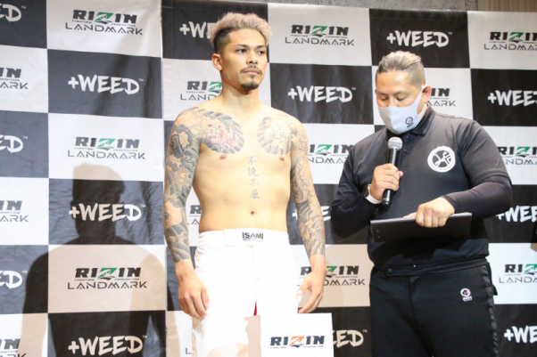 【RIZIN】ZENKIがまさかの2.75kg体重超過、ムキムキボディのYUSHI「しっかりぶちのめす」＝前日計量 - eFight【イーファイト】格闘技情報を毎日配信！