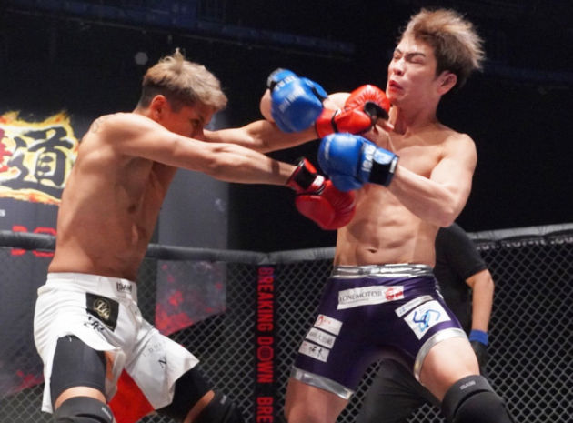 【Breaking Down】「朝倉未来チャレンジ」西谷がKO勝利、残り1秒でハイメを沈める - eFight【イーファイト】格闘技情報を毎日配信！