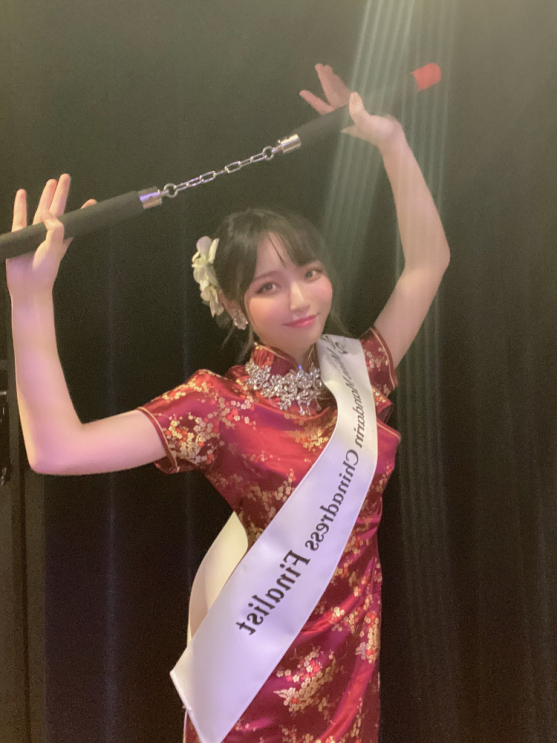 ”武道美女”安井南、中国系ミスコンでまさかのヌンチャク決め3位に！海外アクションにアピール - eFight【イーファイト】格闘技情報を毎日配信！