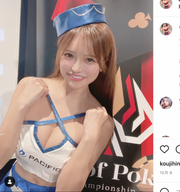 ”椅子蹴り”青山あいり、ラウンドガールで黒衣装でグラマー登場！ファン”可愛すぎる” - eFight【イーファイト】格闘技情報を毎日配信！