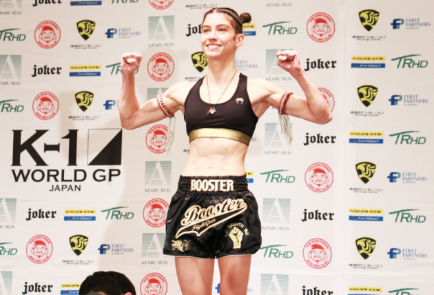 【K-1】KANAがビキニで仕上がり！サントスは6パック腹筋で計量パス - eFight【イーファイト】格闘技情報を毎日配信！