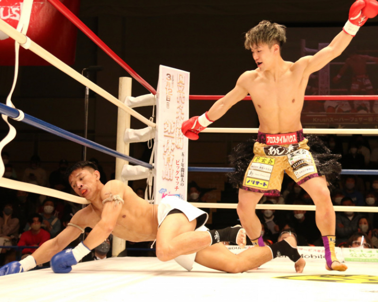 【Krush】池田幸司が松谷桐にKO勝利でV2達成！K-1王者・黒田斗真に挑戦状「今年ベルトを奪う」 - eFight【イーファイト】格闘技情報を毎日配信！