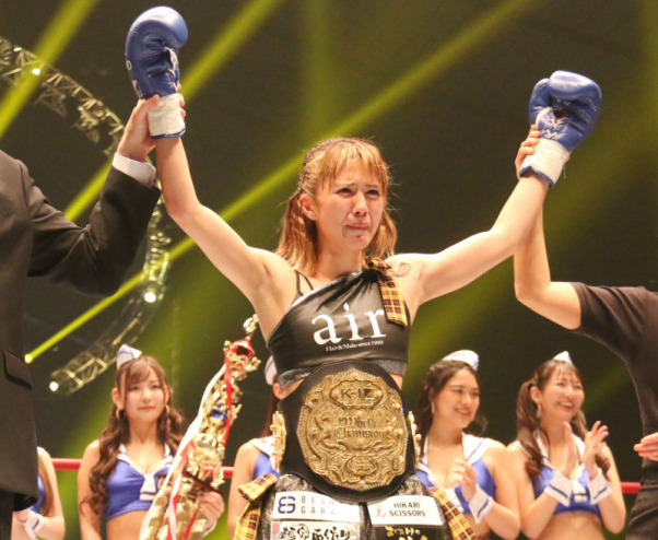 【K-1】菅原美優、悲願のK-1王者も”実力まだまだ”「もっと練習して頑張る」 - eFight【イーファイト】格闘技情報を毎日配信！