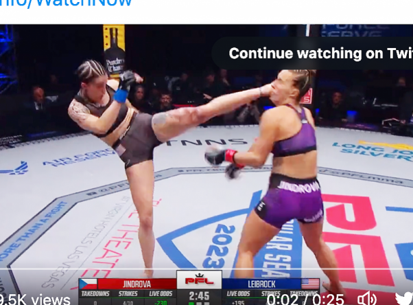 下馬評不利の女子選手が衝撃のハイキックKO！壮絶ダウンの番狂わせ=PFL - eFight【イーファイト】格闘技情報を毎日配信！