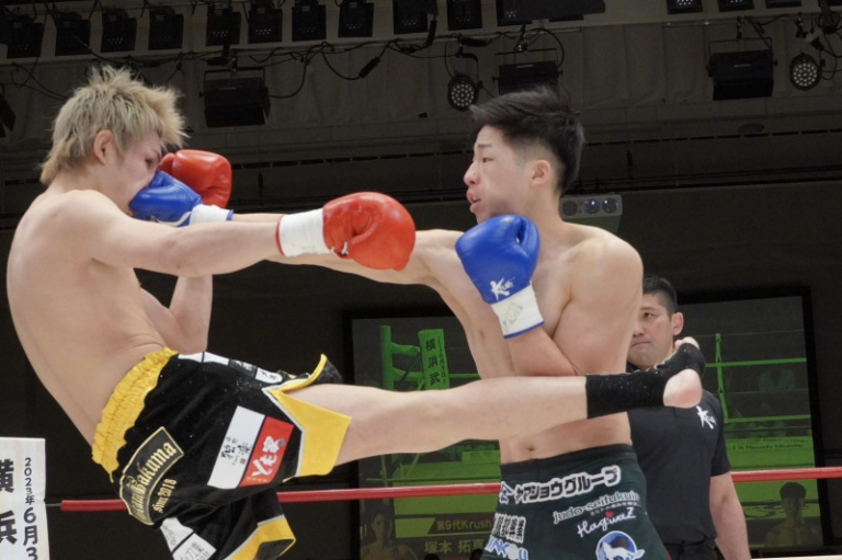 【Krush】稲垣柊、圧巻2連続KOで新王者に！古宮晴が元王者を撃破、岩尾力が悶絶KO勝ち - eFight【イーファイト】格闘技情報を毎日配信！