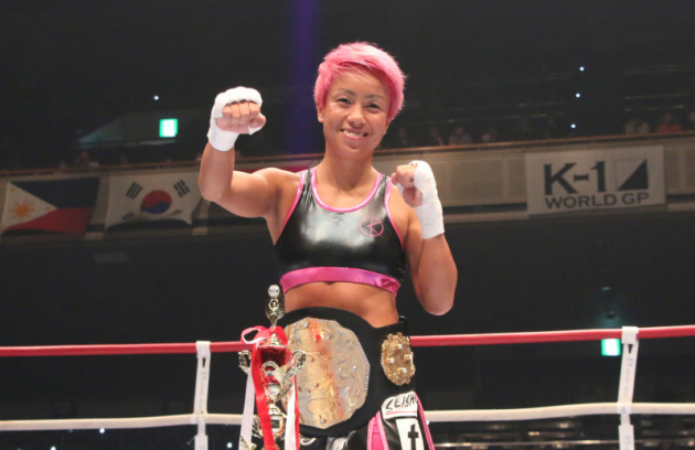 【K-1】KANA、一撃52秒殺KOで防衛成功！アニッサ・メクセン戦を再アピール - eFight【イーファイト】格闘技情報を毎日配信！