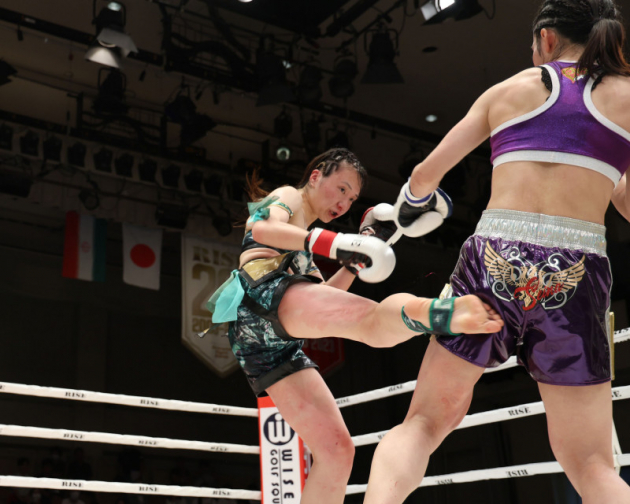【RISE】“なにわのマドンナ”聖愛が涙の新女王に、村上悠佳にリベンジ成功 - eFight【イーファイト】格闘技情報を毎日配信！