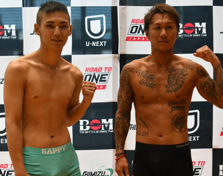 【BOM】ONEから帰還の朝陽が計量パス「1番記憶に残る倒し方をしたい」 - eFight【イーファイト】格闘技情報を毎日配信！