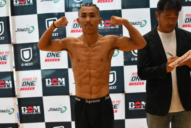 【BOM】ONEから帰還の朝陽が計量パス「1番記憶に残る倒し方をしたい」 - eFight【イーファイト】格闘技情報を毎日配信！