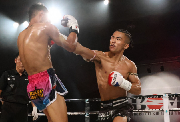 【BOM】朝陽、凱旋試合でムエタイ強豪を’’悶絶’’ボディ葬！圧巻の初回KO勝利 - eFight【イーファイト】格闘技情報を毎日配信！