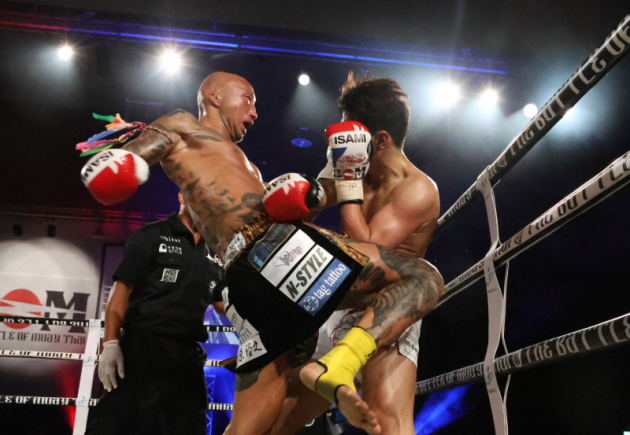 【BOM】朝陽、凱旋試合でムエタイ強豪を’’悶絶’’ボディ葬！圧巻の初回KO勝利 - eFight【イーファイト】格闘技情報を毎日配信！