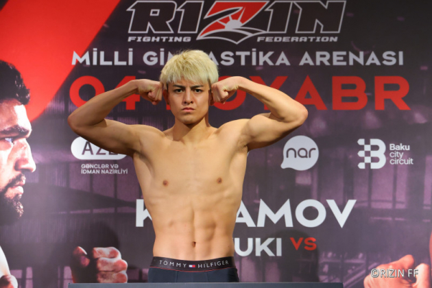 【RIZIN】王者ケラモフが筋肉隆々、鈴木千裕も大きな広背筋で計量パス！ - eFight【イーファイト】格闘技情報を毎日配信！