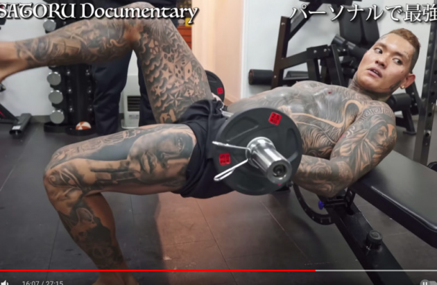 SATORU、“全身タトゥー半裸姿”でパワー強化！“増えた刺青”にファン驚きも=BD.10 - eFight【イーファイト】格闘技情報を毎日配信！