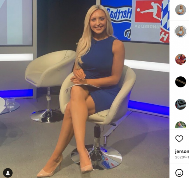 英人気の美人スポーツキャスター、胸元開いた“グラマードレス”で“格闘技大会”取材が話題に！ - eFight【イーファイト】格闘技情報を毎日配信！