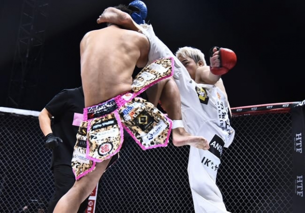 【BreakingDown】ダンチメン・あつき、ハイキックでダウン奪う完勝！ - eFight【イーファイト】格闘技情報を毎日配信！