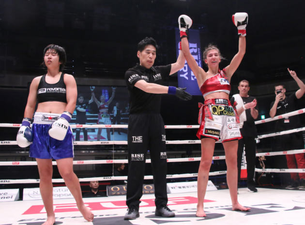 【RISE】“ピーター・アーツ娘”モンタナ、加藤乃々夏に判定勝利 - eFight【イーファイト】格闘技情報を毎日配信！