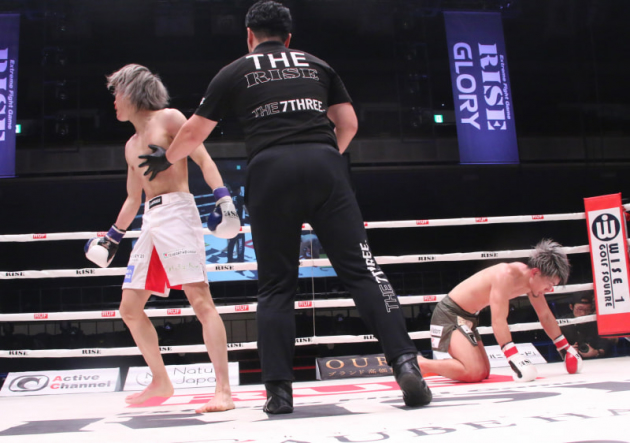 【RISE】永松進之介、ダウンを奪い杉山豪基に判定勝利 - eFight【イーファイト】格闘技情報を毎日配信！