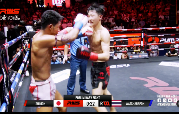 【RWS】吉成士門、ヒジ打ち顔面出血も、パンチ強打で強豪ワッチャラポンに逆転勝利！ - eFight【イーファイト】格闘技情報を毎日配信！