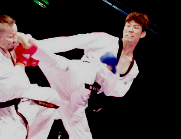 【Breaking Down】テコンドーの巨人、まるで2階から襲うハイキック！喧嘩自慢を圧倒KO - eFight【イーファイト】格闘技情報を毎日配信！