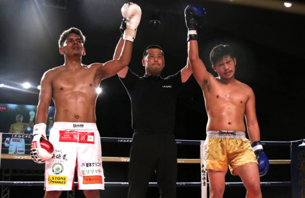 【LEGEND】BD戦士ハイメ、鼻血で突進パンチ奮闘もドローに - eFight【イーファイト】格闘技情報を毎日配信！