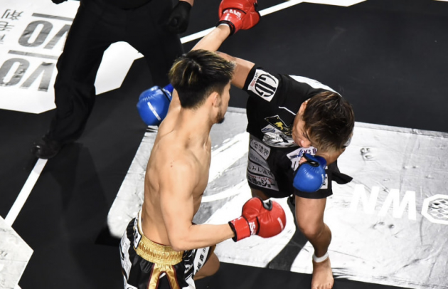 【BD】“空手家”よしきまる、戦慄ヒザ蹴りで悶絶のKO勝利！かずきんぐを撃破 - eFight【イーファイト】格闘技情報を毎日配信！