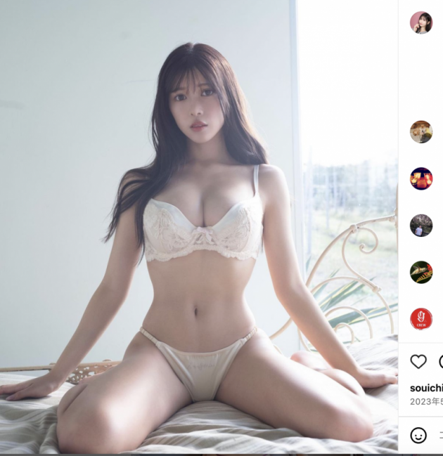 ラウンドガール七瀬なな、グラビア初挑戦の”謎の美女”動画が100万再生に感激「ぜひ見て」 - eFight【イーファイト】格闘技情報を毎日配信！