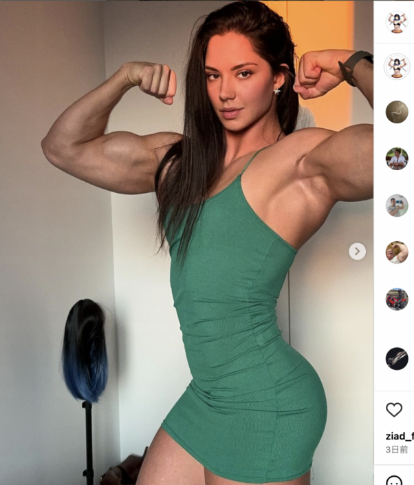 顔は”モデル”ケンダル・ジェンナー似の美女ビルダー、広背筋がバルクアップ！「まるで女性版ハルクだ」 - eFight【イーファイト】格闘技情報を毎日配信！