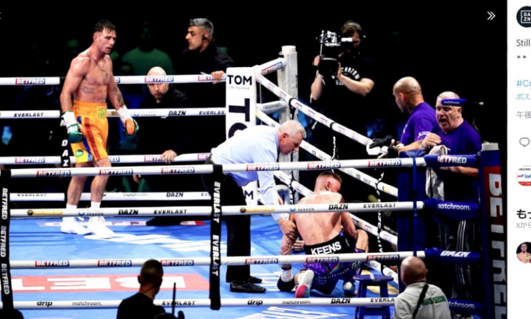 【ボクシング】終了ゴング”0.5秒後”のKOで反則負け！試合は圧倒「止められないパンチだった」と物議＝IBF挑戦者決定戦 - eFight【イーファイト】格闘技情報を毎日配信！