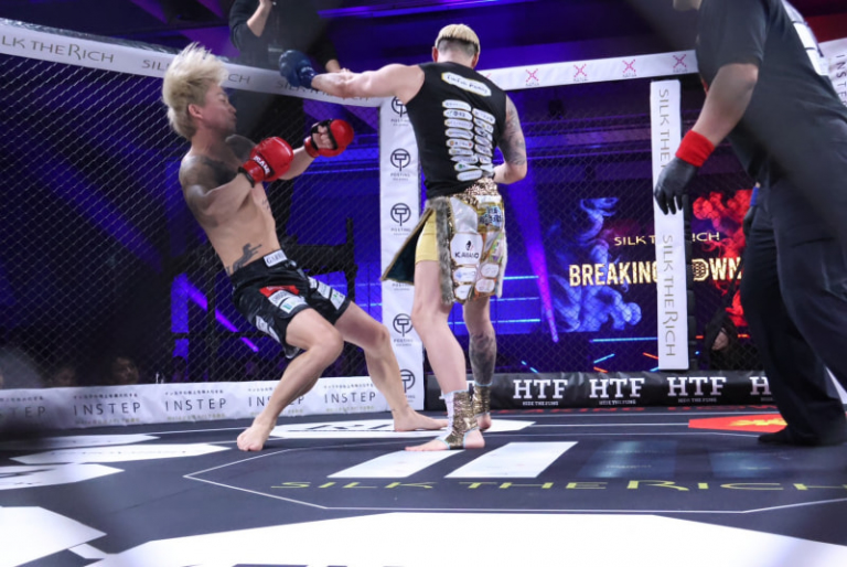 【BD】萩原裕介が右ストレートで大逆転KO勝ち！TikTokerの剛腕フックにまさかのダウンも - eFight【イーファイト】格闘技情報を毎日配信！