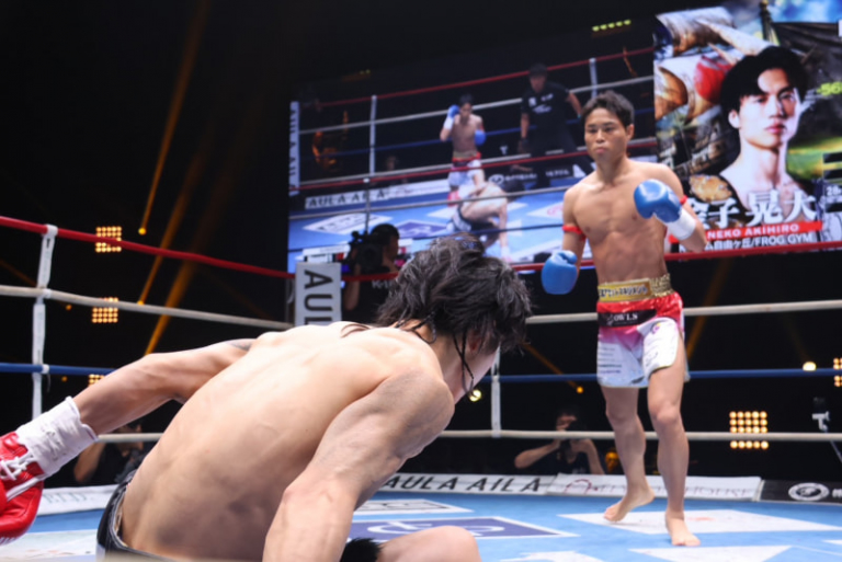 【K-1】”絶対王者”金子晃大が衝撃の敗北、池田幸司がダウン奪う！55kg戦線は混沌 - eFight【イーファイト】格闘技情報を毎日配信！