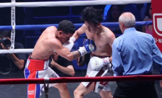 【ボクシング】23歳・高見亨介、KO勝利で世界王者に！パワフルな右で倒しレフェリーストップ、“複数階級制覇”への野望も＝試合結果・速報 - eFight【イーファイト】格闘技情報を毎日配信！