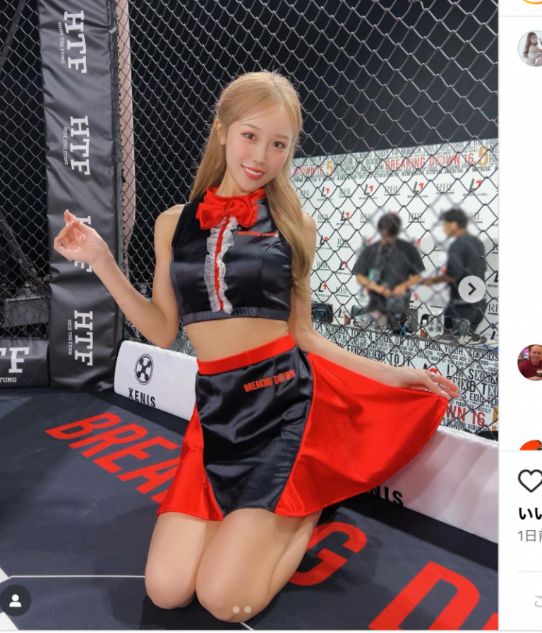 美しきダンサーがラウンドガール！鍛えた太腿と桃尻にファン「スタイル抜群です！」 - eFight【イーファイト】格闘技情報を毎日配信！